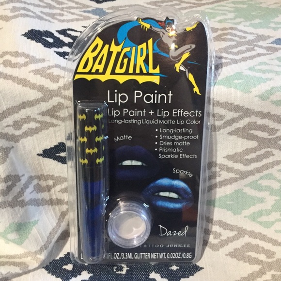 DC Comics | Makeup | New Dc Comics Batgirl Lip Paint Gloss Matte Blue ...